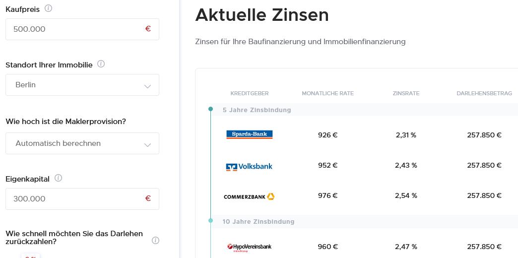 Zinken Rechner Online